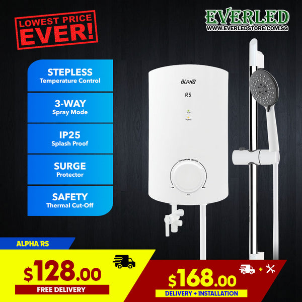 Alpha Instant Shower Heater (ALPHA RS) – EVERLED