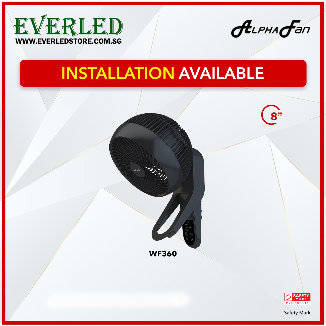 Alpha Fan WALL FAN WF360 – EVERLED